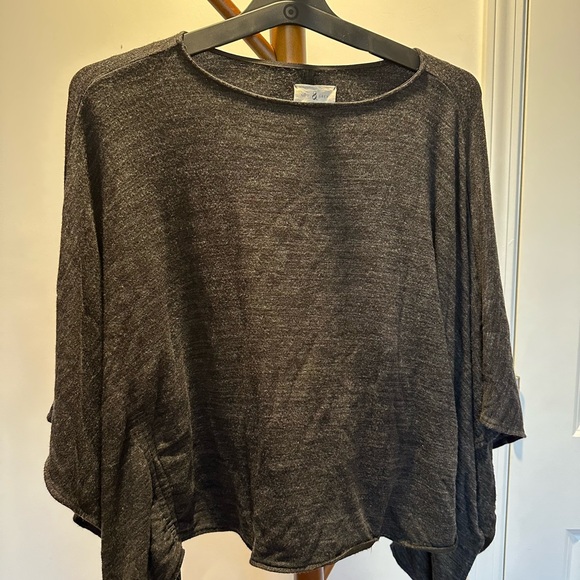 Lou & Grey | Tops | Lou Grey Charcoal Gray Sweatshirt | Poshmark